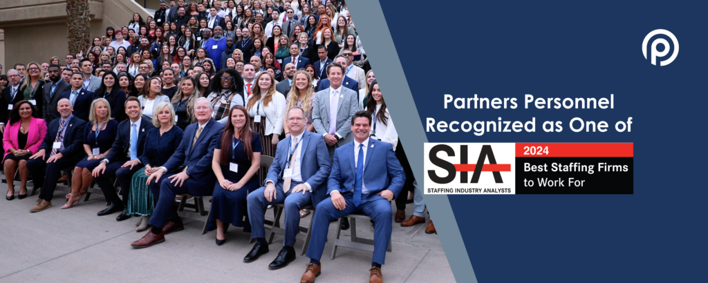Partners Personnel recognized as one of SIA's 2024 Best Staffing Firms ...