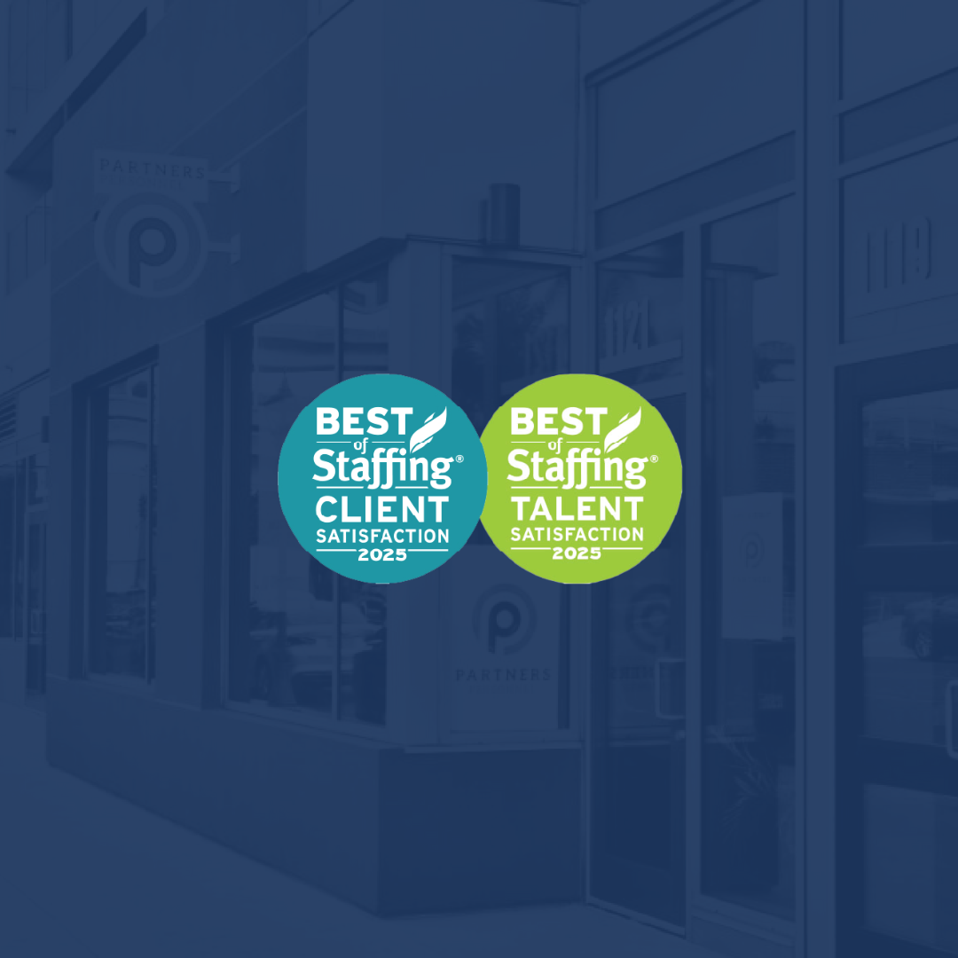 PARTNERS PERSONNEL WINS CLEARLYRATED’S 2025 BEST OF STAFFING CLIENT AND ...